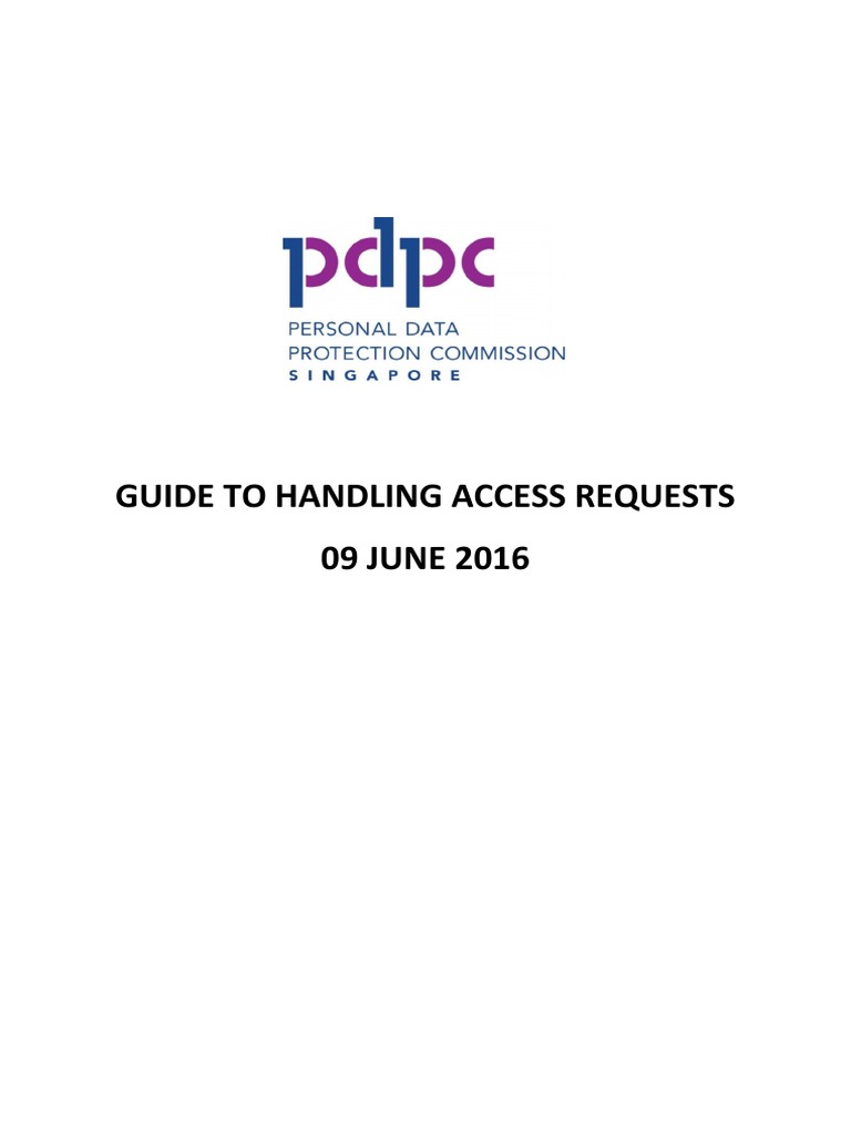 Guide To Handling Access Requests 09 JUNE 2016 | PDF | Fee ...