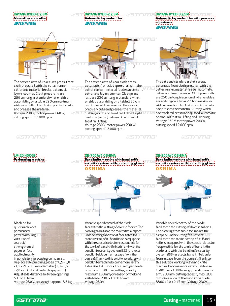 Dayang Dydb-3 2,5M Dayang Dydb-2 2,5M Dayang Dydb-1 2,6M: Cutting ...