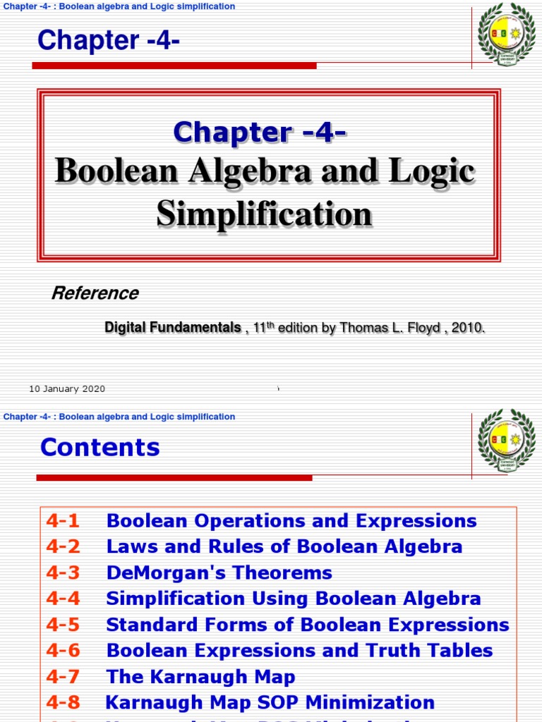 Boolean Algebra for Tech Students | PDF | Boolean Algebra | Teaching ...