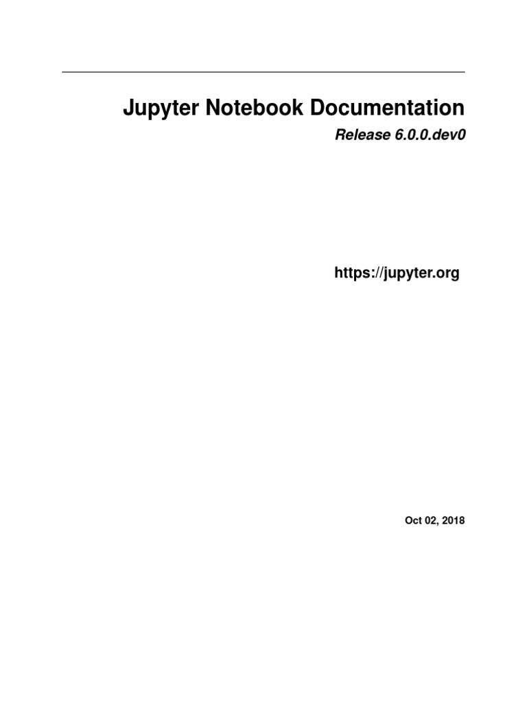 Jupyter Notebook and Management | PDF | Web Application | World Wide Web