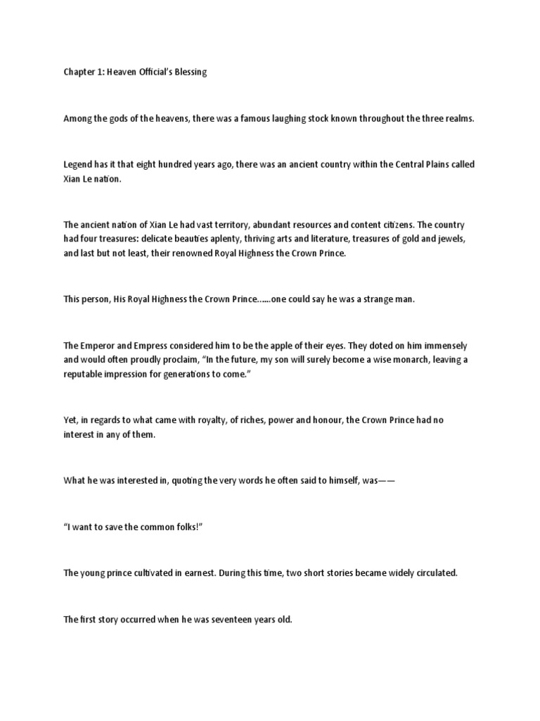 Chapter 1 (HOB) | PDF | Ghosts | Emperor