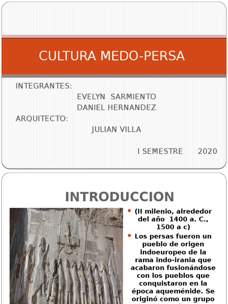 Cultura Medo-Persa | PDF