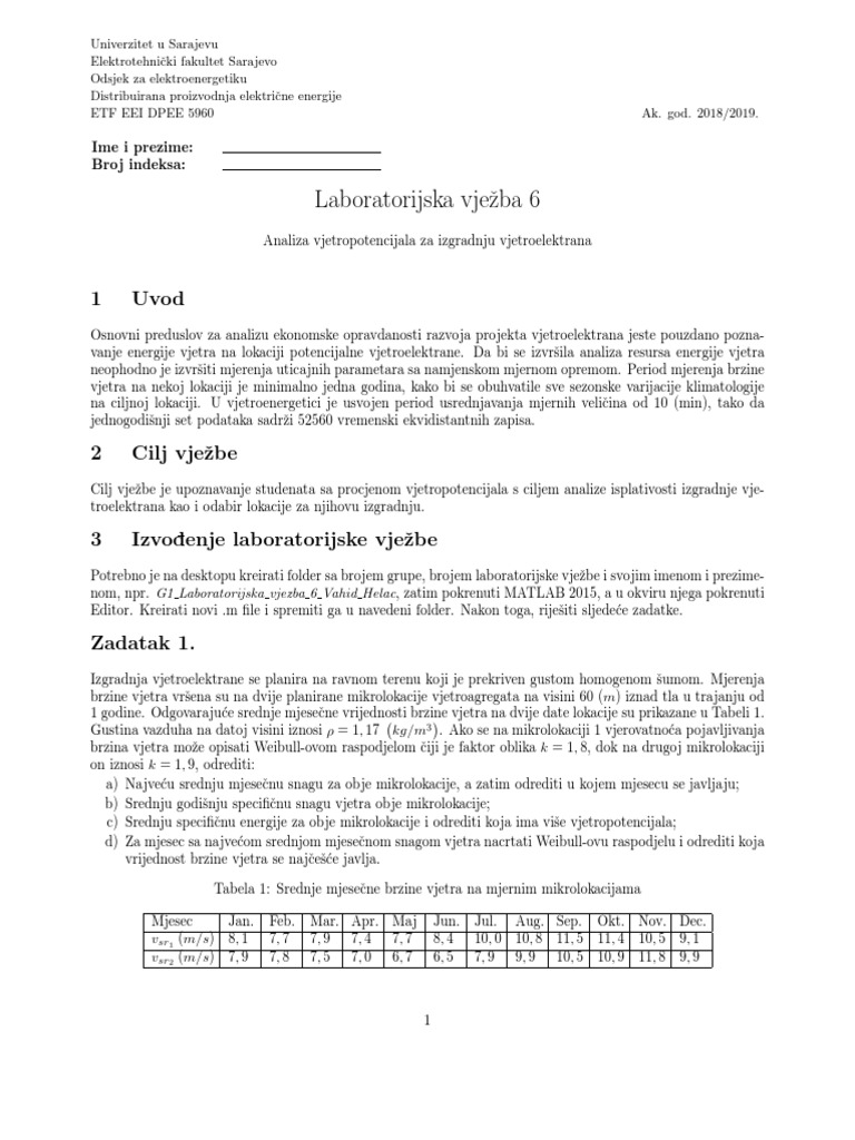DPEE Laboratorijska Vjezba 6 | PDF