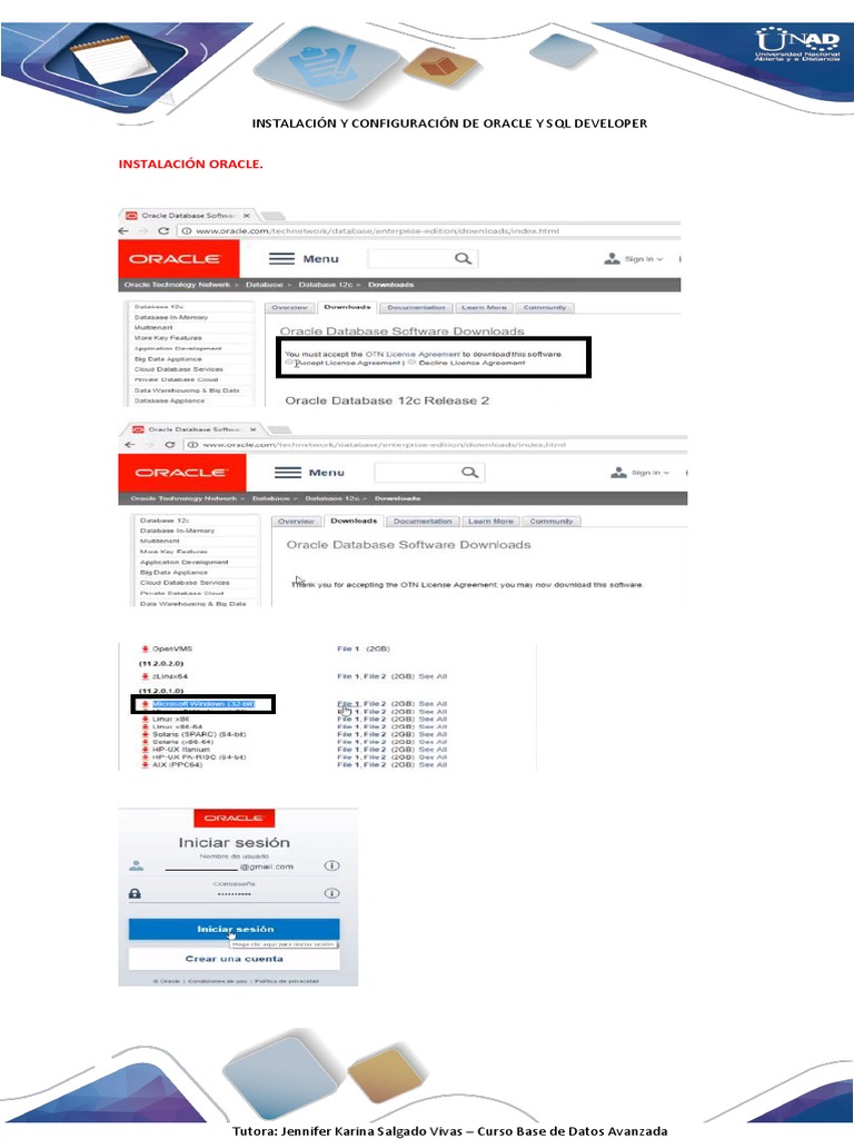 Instalación y Configuración ORACLE - SQL DEVELOPER PDF | PDF