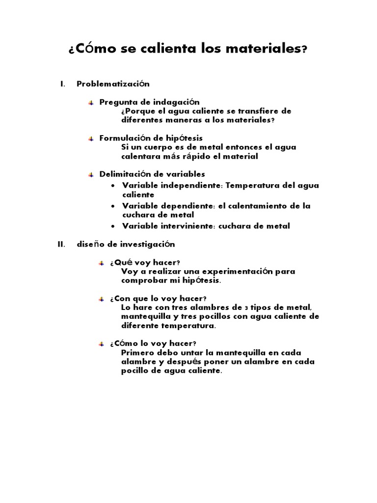 Cómo Se Calienta Los Materiales | PDF