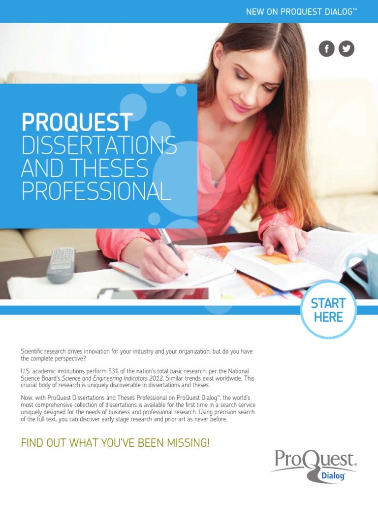 Proquest: Dissertations and Theses Professional | PDF | Science | Thesis