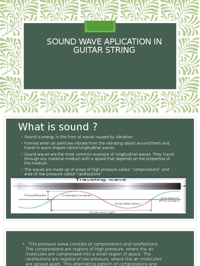 Sound Wave Aplication in Guitar String | PDF | Home & Garden | Art