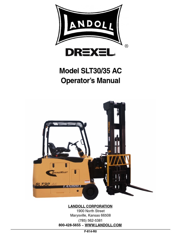 Model SLT30/35 AC Operator's Manual: Landoll Corporation | PDF | Truck ...