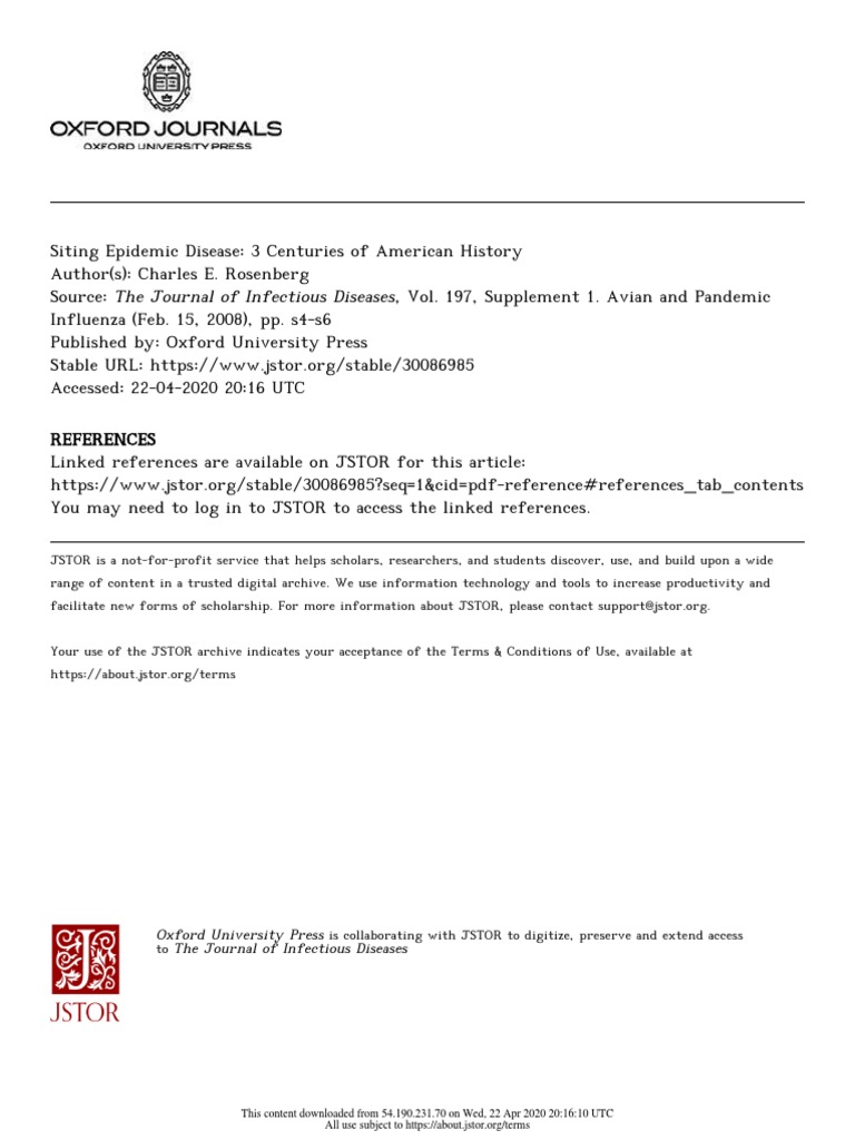 Epidemics in American History | PDF | Epidemics | Influenza