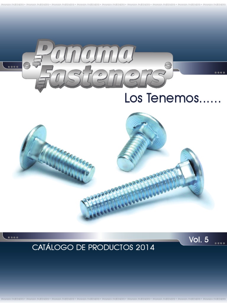 Catalogo de Tornilleria PDF | Descargar gratis PDF | Materiales de construcción | Ingeniería ...
