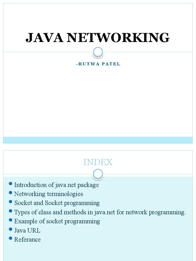 Rutwa Java | PDF | Network Socket | Computer Network