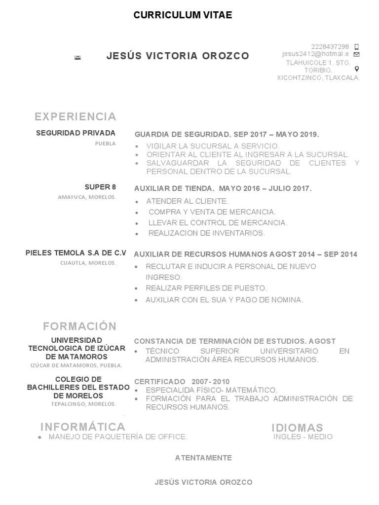 Plantilla Curriculum Vitae 9 | PDF | Business | Educación avanzada