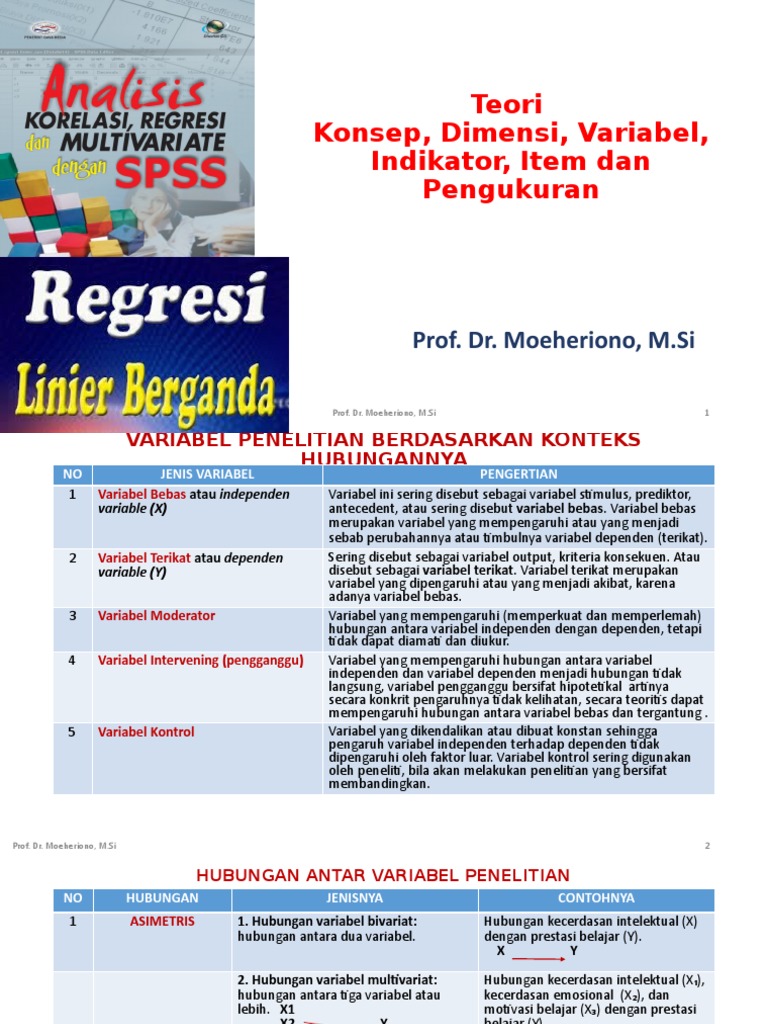 Dimensi dan Indikator dalam Penelitian | PDF