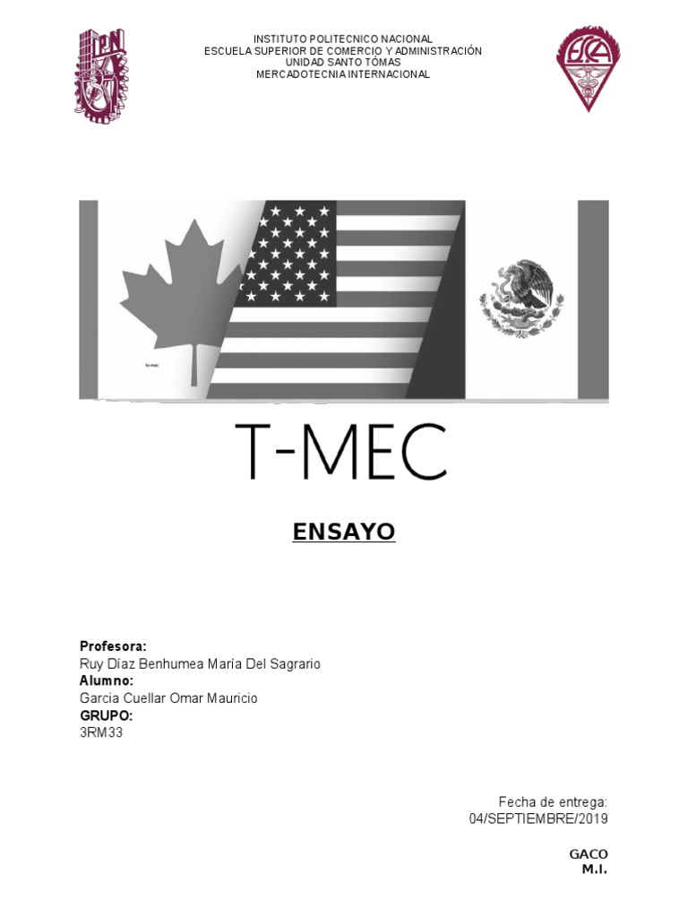 T Mec | PDF | Tratado de Libre Comercio Norteamericano | México