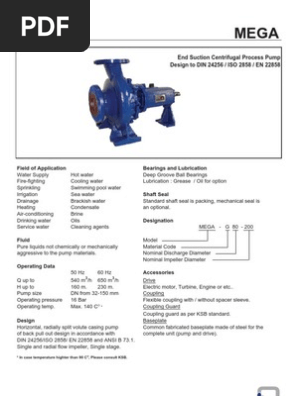 Ksb Pumps Spare Parts Catalogue Pdf | Reviewmotors.co