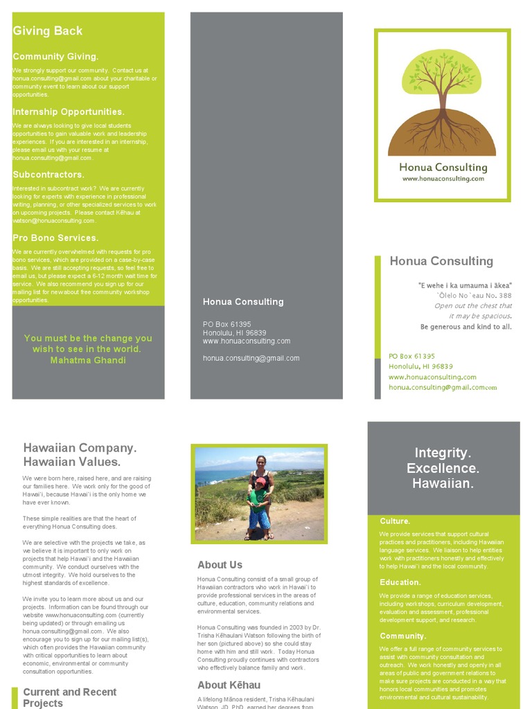 Brochure | PDF | Hawaii | Behavior Modification