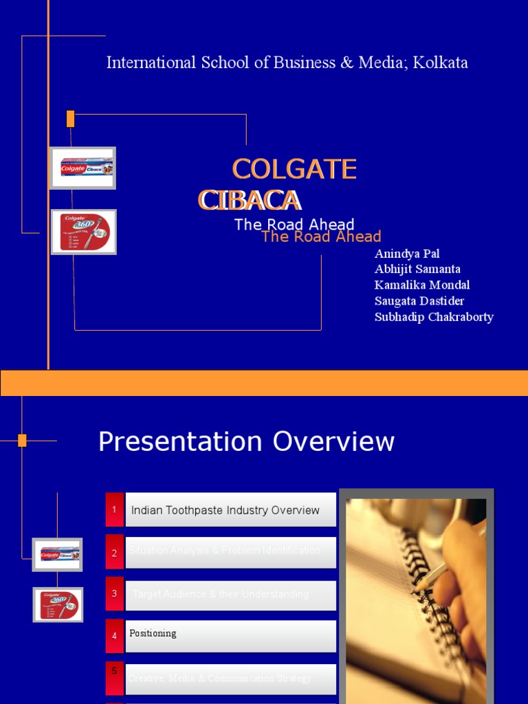 Colgate Cibaca IMC Presentation Plan - A Case Presentation. | PDF ...