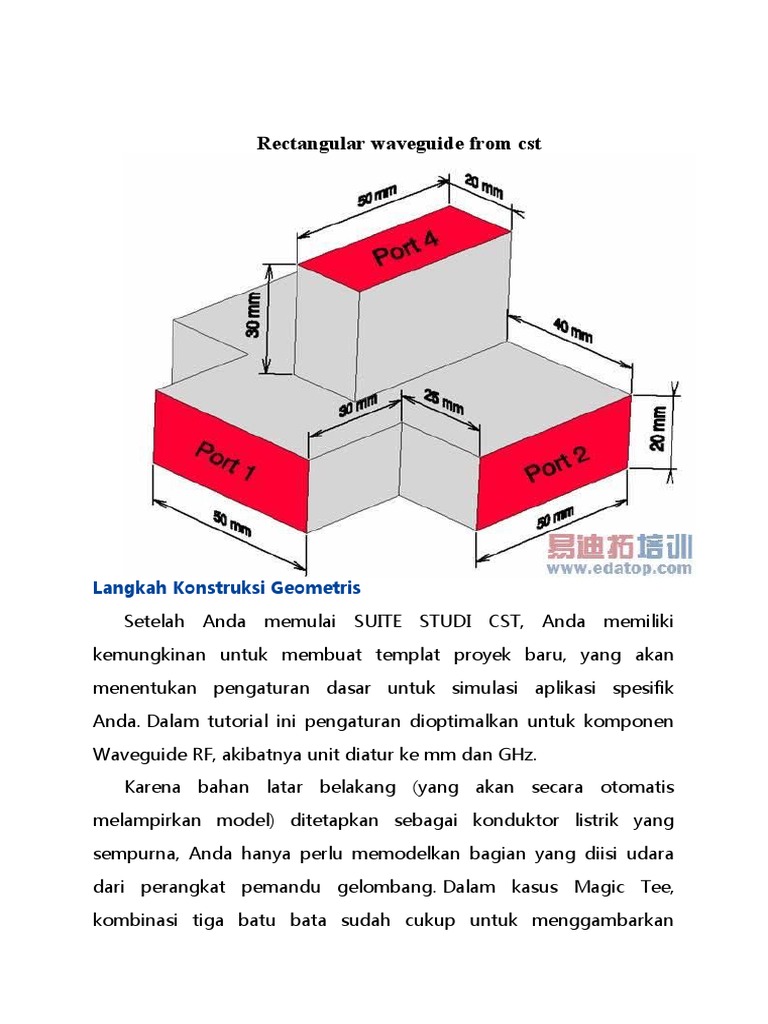 Rectangular Waveguide From CST | PDF
