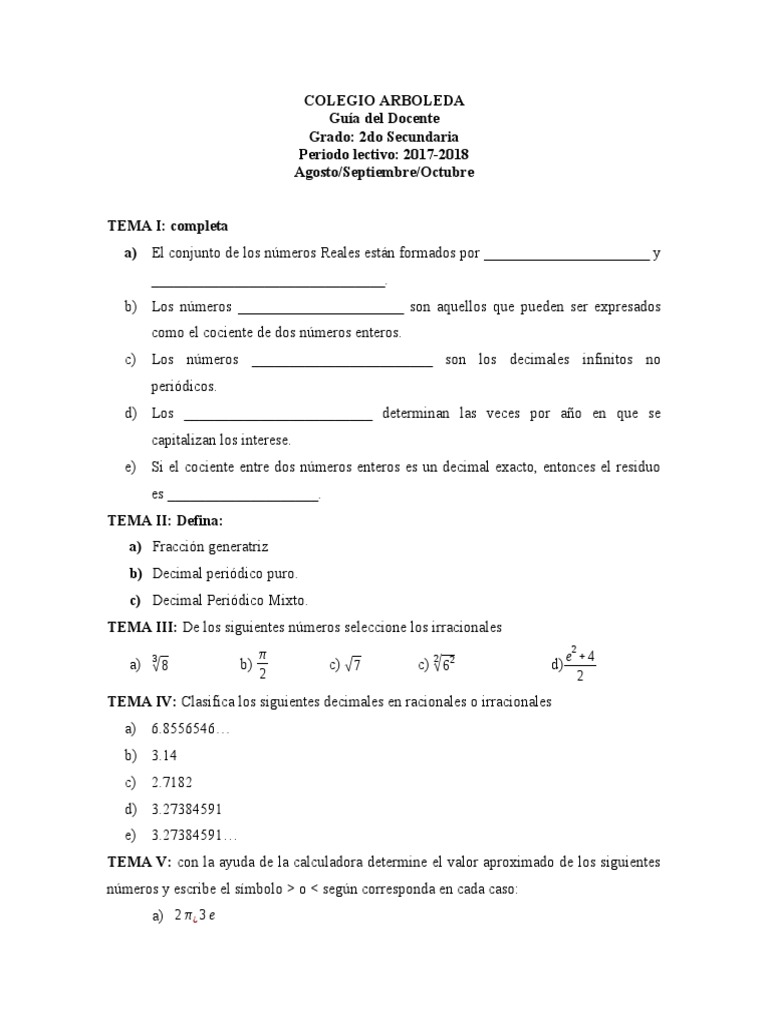 Guia Del Docente Matematica 2 Secundaria Ago-Sep-Oct 2017-18 | PDF ... Guia Del Docente Matematica 2 Secundaria Ago-Sep-Oct 2017-18 | PDF ...