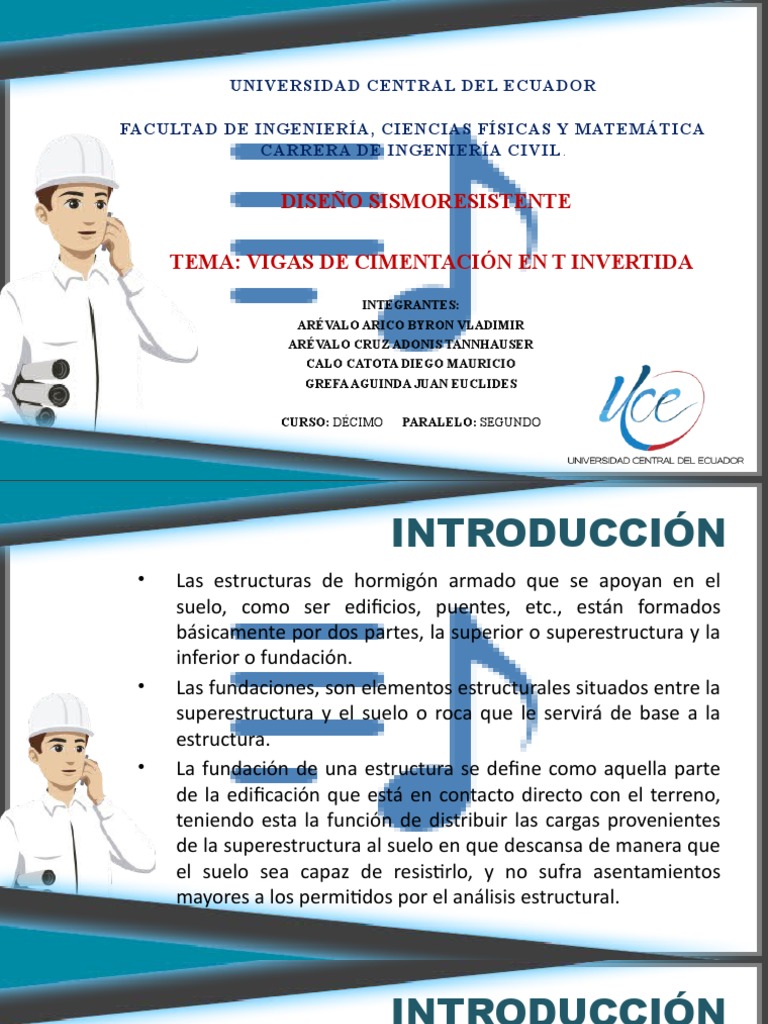 Exposicion Viga T Invertida | PDF | Fundación (Ingeniería) | Ingeniero ...