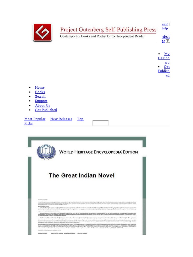 Analysis of Great - Indian - Novel | PDF | Mahabharata | Vaishnava Texts