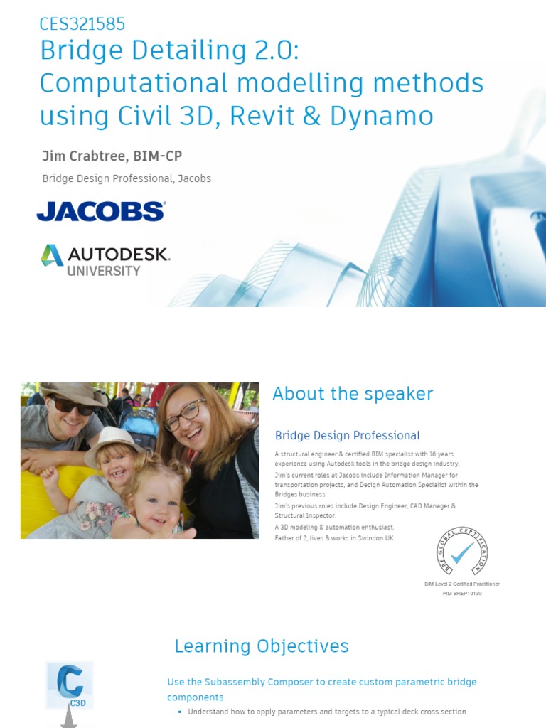 Bridge Detailing 2.0: Computational Modelling Methods Using Civil 3D ...