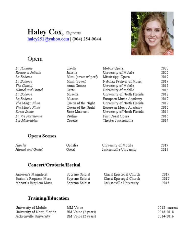 Haley Cox Resume | PDF
