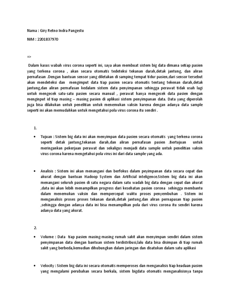 Uts Big Data Giry Retno Indra Pangestu | PDF