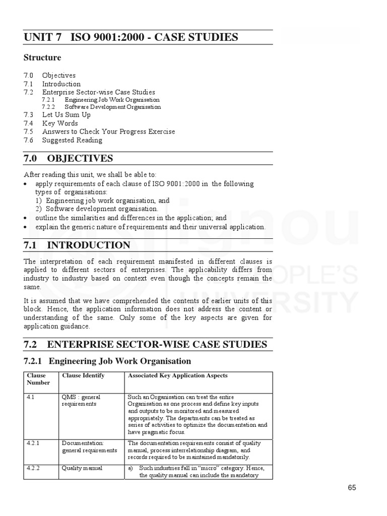 Iso 90012000 - Case Studies | PDF | Quality Management System ...