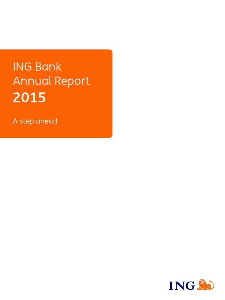 ING Bank 2015 Annual Report | PDF | Consolidation (Business) | Banks