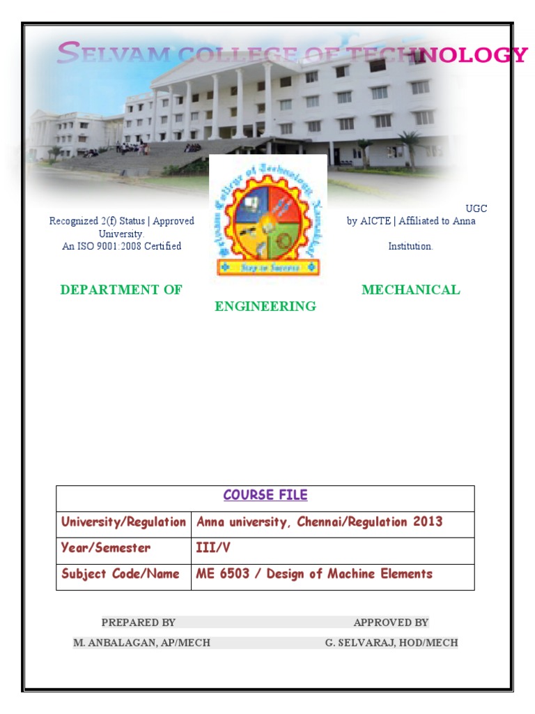 Design of Machine Elements | PDF | Beam (Structure) | Bending