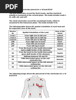ECG Checklist | PDF | Science & Mathematics | Technology & Engineering
