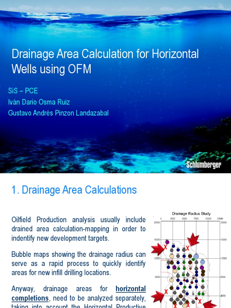 Drainage Area Calculation For Horizontal Wells Using OFM: Sis - Pce ...