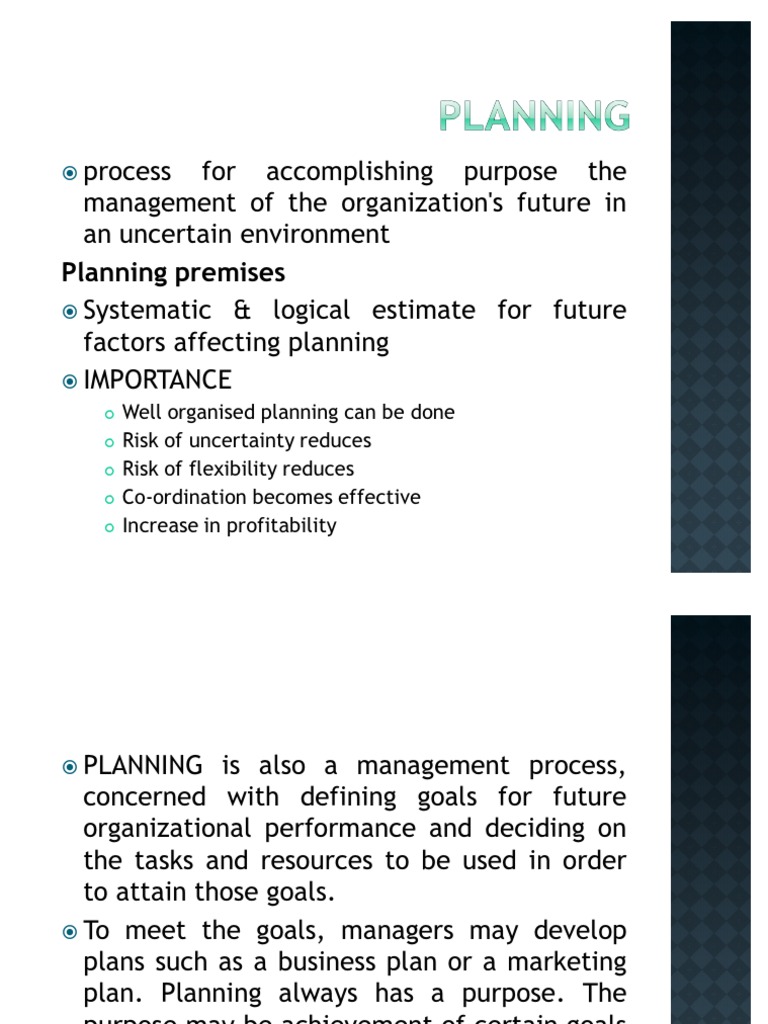 Pom Unit 2 | PDF | Goal | Planning