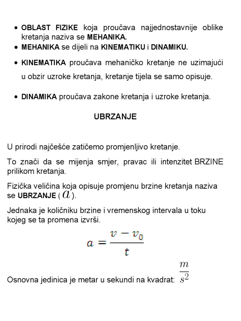 UBRZANJE | PDF