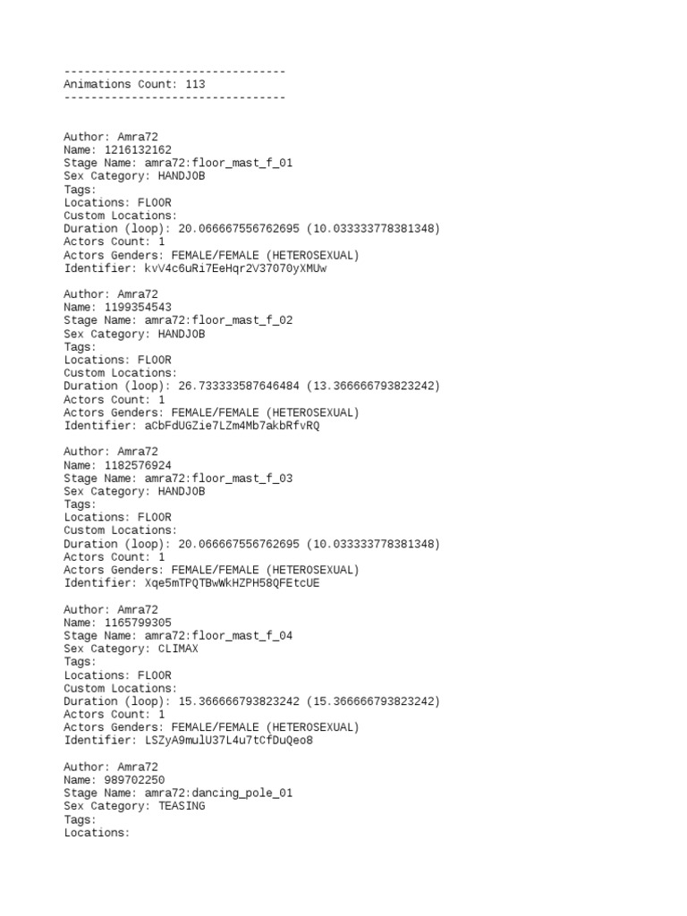 WW Installed Animations | PDF | Bisexuality | Male