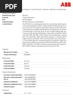 Datasheet - Easergy P5 Protection Relays - P5F30 | PDF ...
