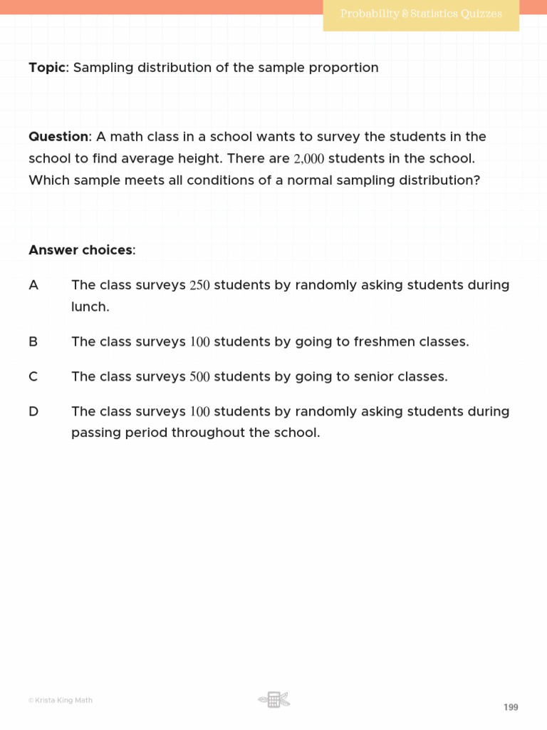 078 Sampling-Distribution-Of-The-Sample-Proportion PDF | PDF | Normal ...