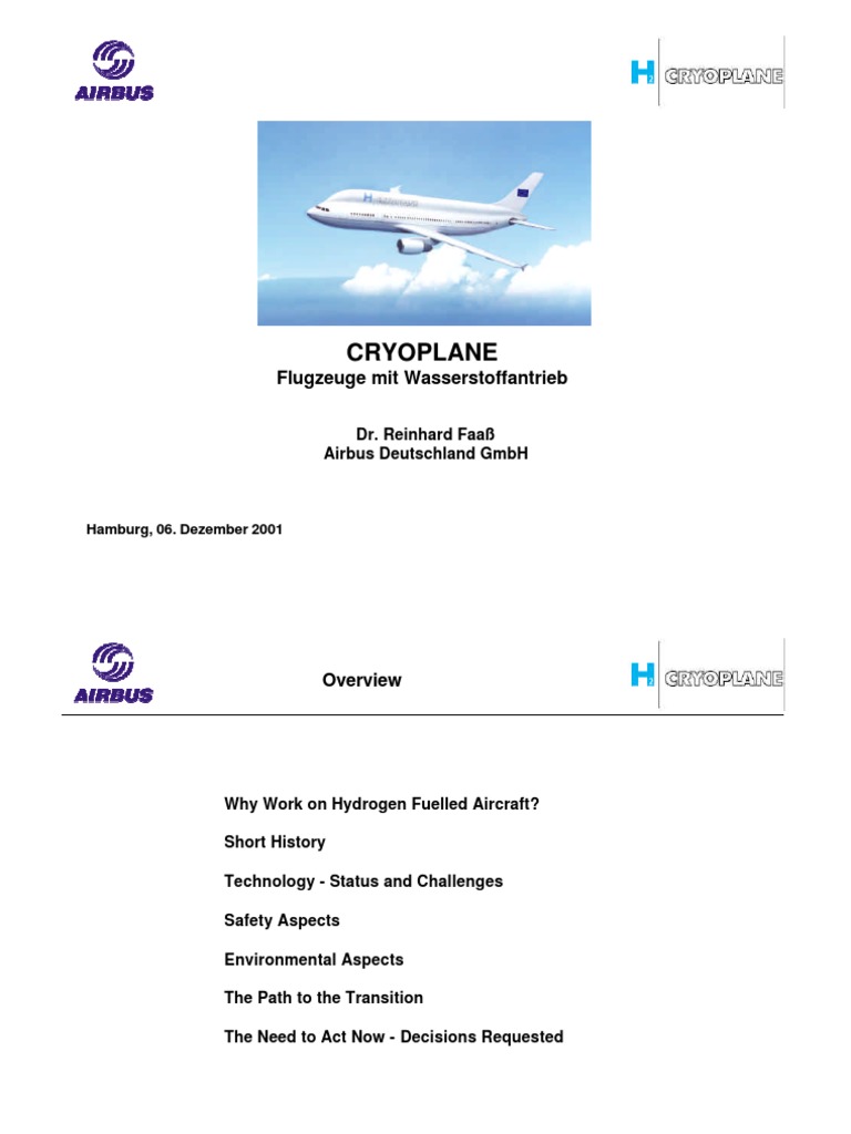 Airbus Cryoplane PDF | PDF | Liquid Hydrogen | Combustion