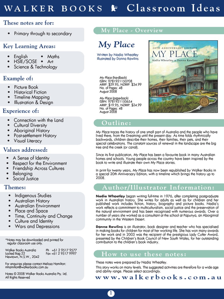 My Place Classroom Ideas | PDF | Art