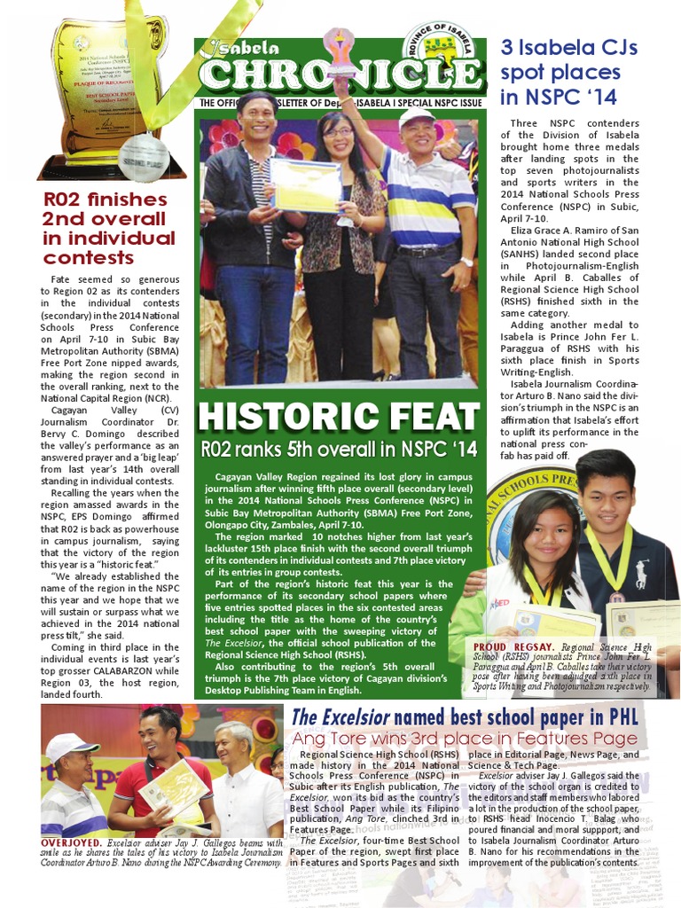 Chronicle Final | PDF | Journalism | News Media
