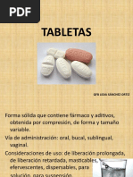 Tabletas Recubiertas | PDF | Tableta (Farmacia) | Revestimiento