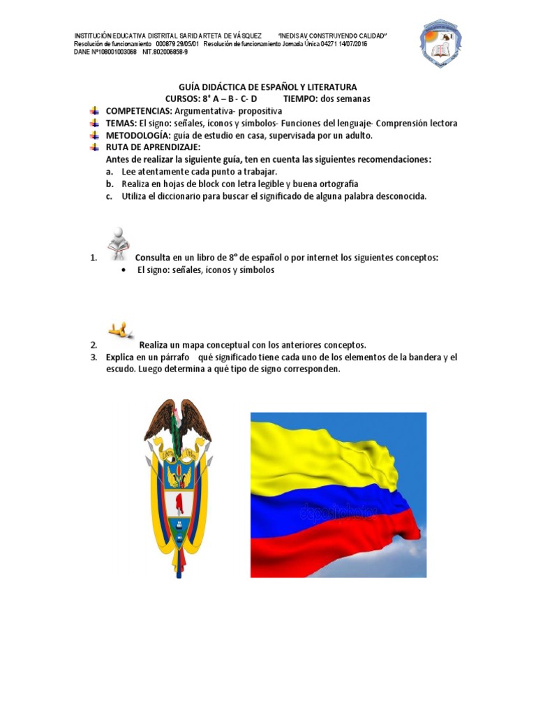 GUÍA DIDÁCTICA DE ESPAÑOL Y LITERATURA 8° | PDF