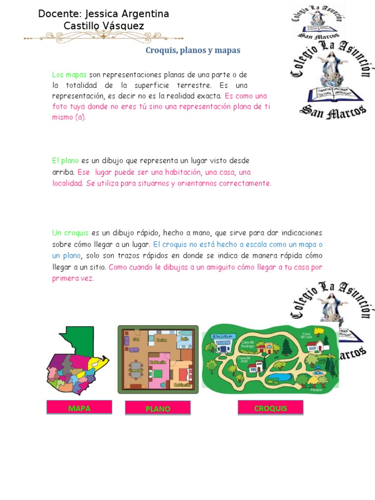 Croquis, Planos y Mapas | PDF