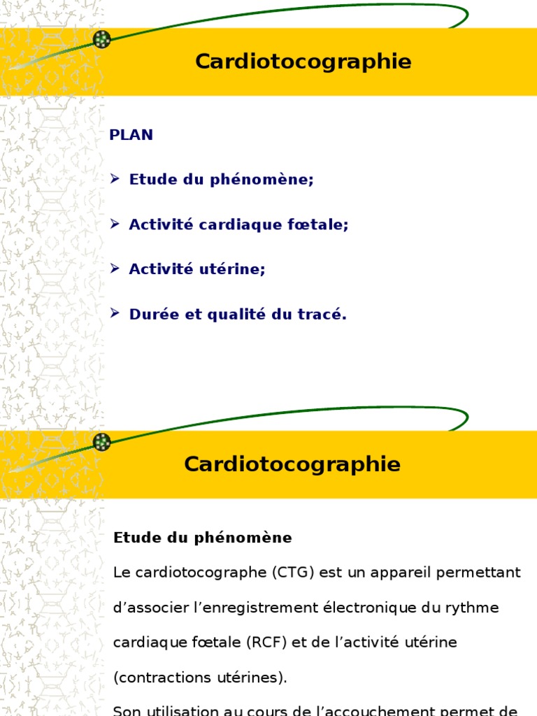 Suivi du rythme cardiaque fœtal | PDF | Bien-être | Médical