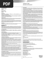Claricort Posologia | PDF | Corticosteroides | Vómitos