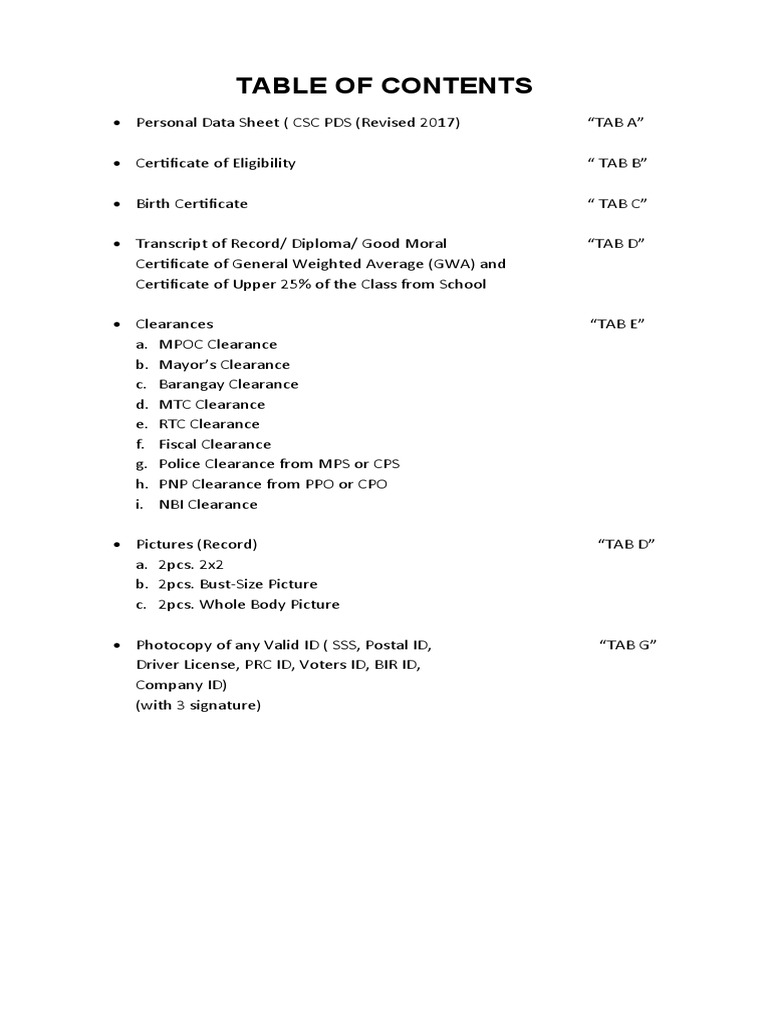 Table of Contents | PDF | Written Communication | Document