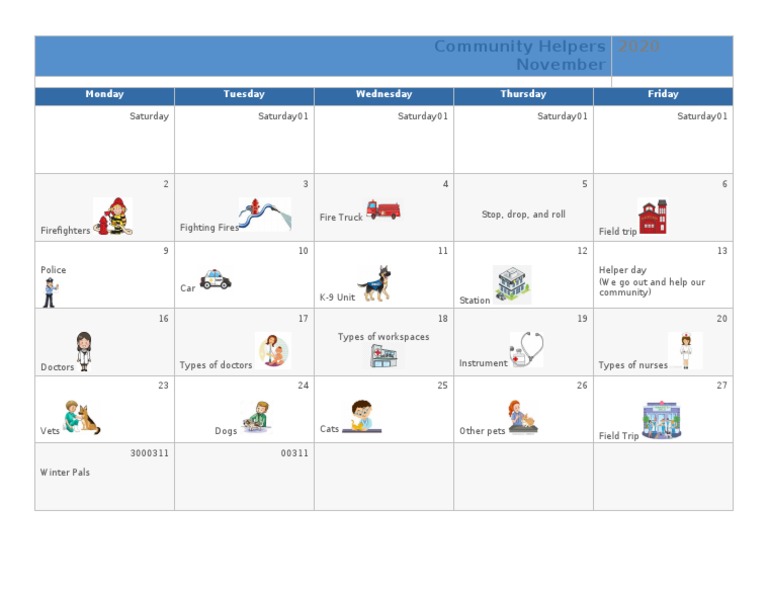New and Improved Microsoft Word Fill-In Calendar Template | PDF