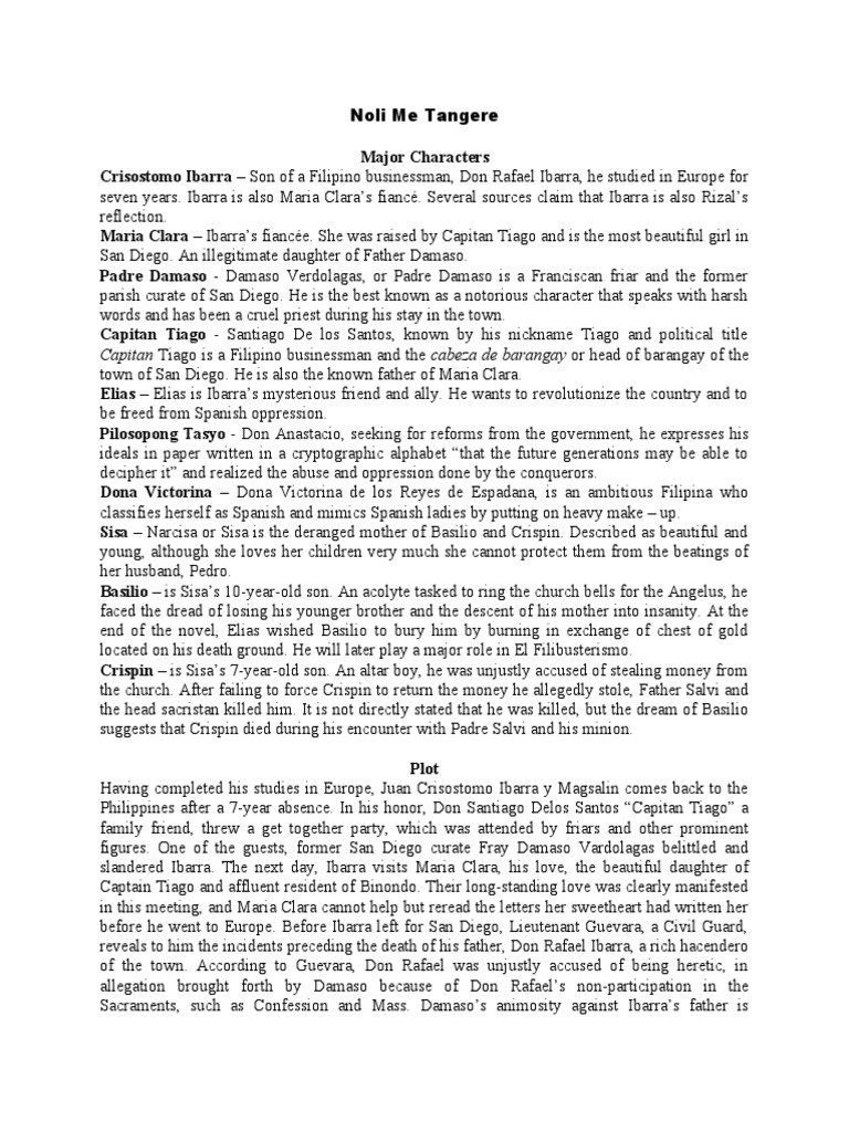 Capitan Tiago Is A Filipino Businessman and The Cabeza de Barangay or ...