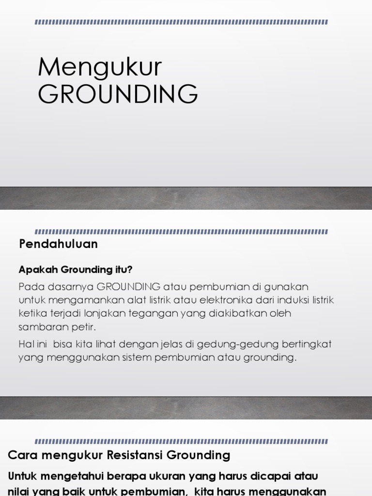 Pengukuran Grounding | PDF